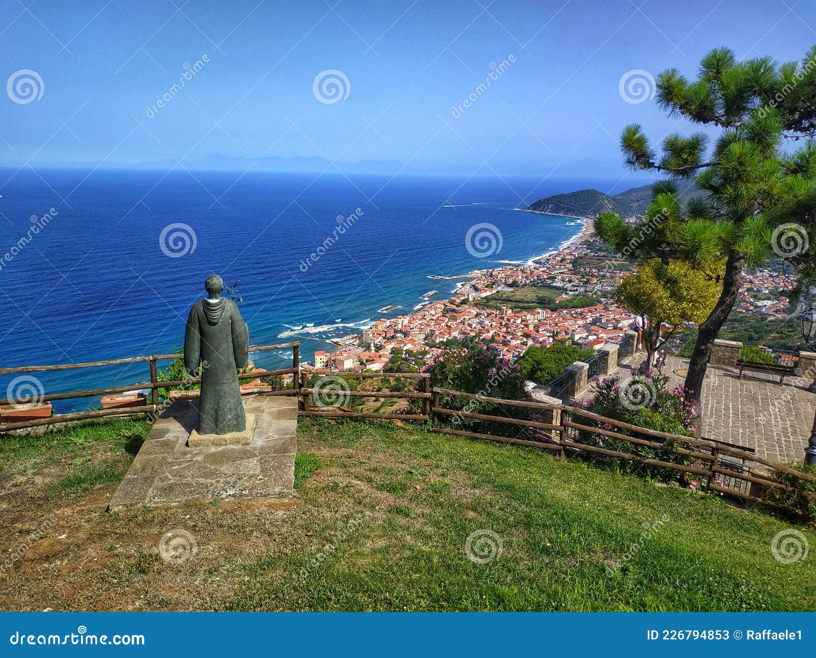 Viewpoint of San Costabile in Castellabate Cilento Salerno Editorial ...