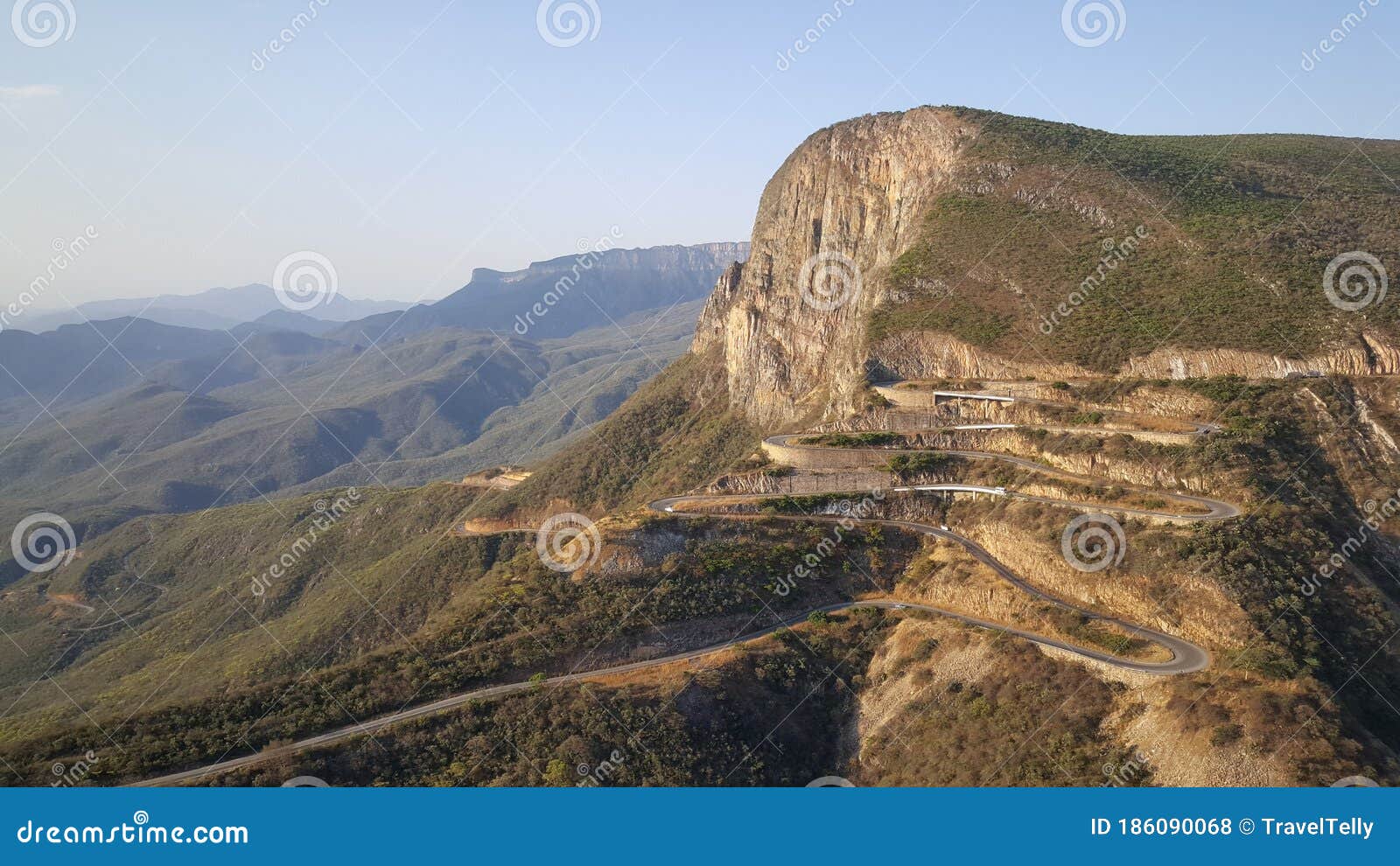 Viewpoint of the Serra Da Leba in Angola Stock Photo - Image of road ...
