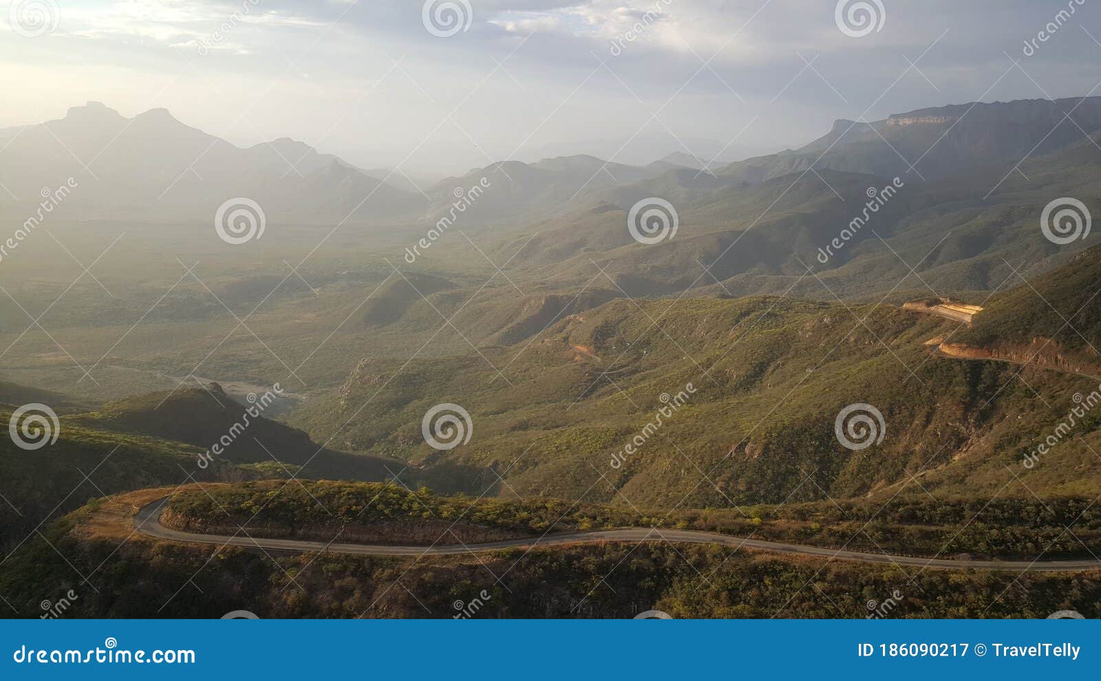 Viewpoint of the Serra Da Leba in Angola Stock Image - Image of forest ...