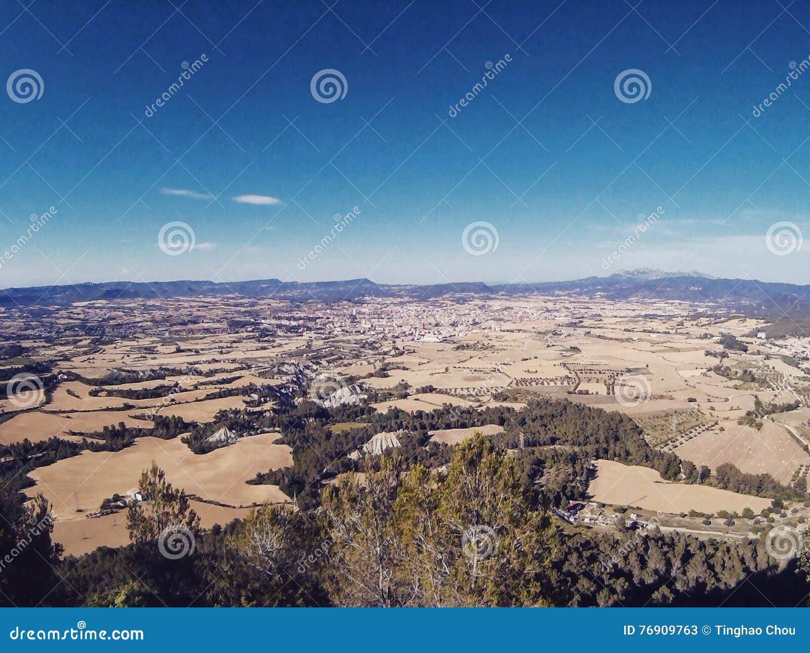 A viewpoint of valley stock image. Image of travel, bluesky - 76909763