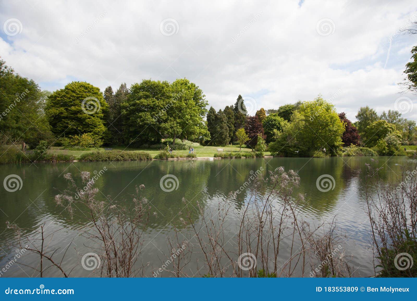 Views Along the River Churn in Cirencester, Gloucestershire, UK ...