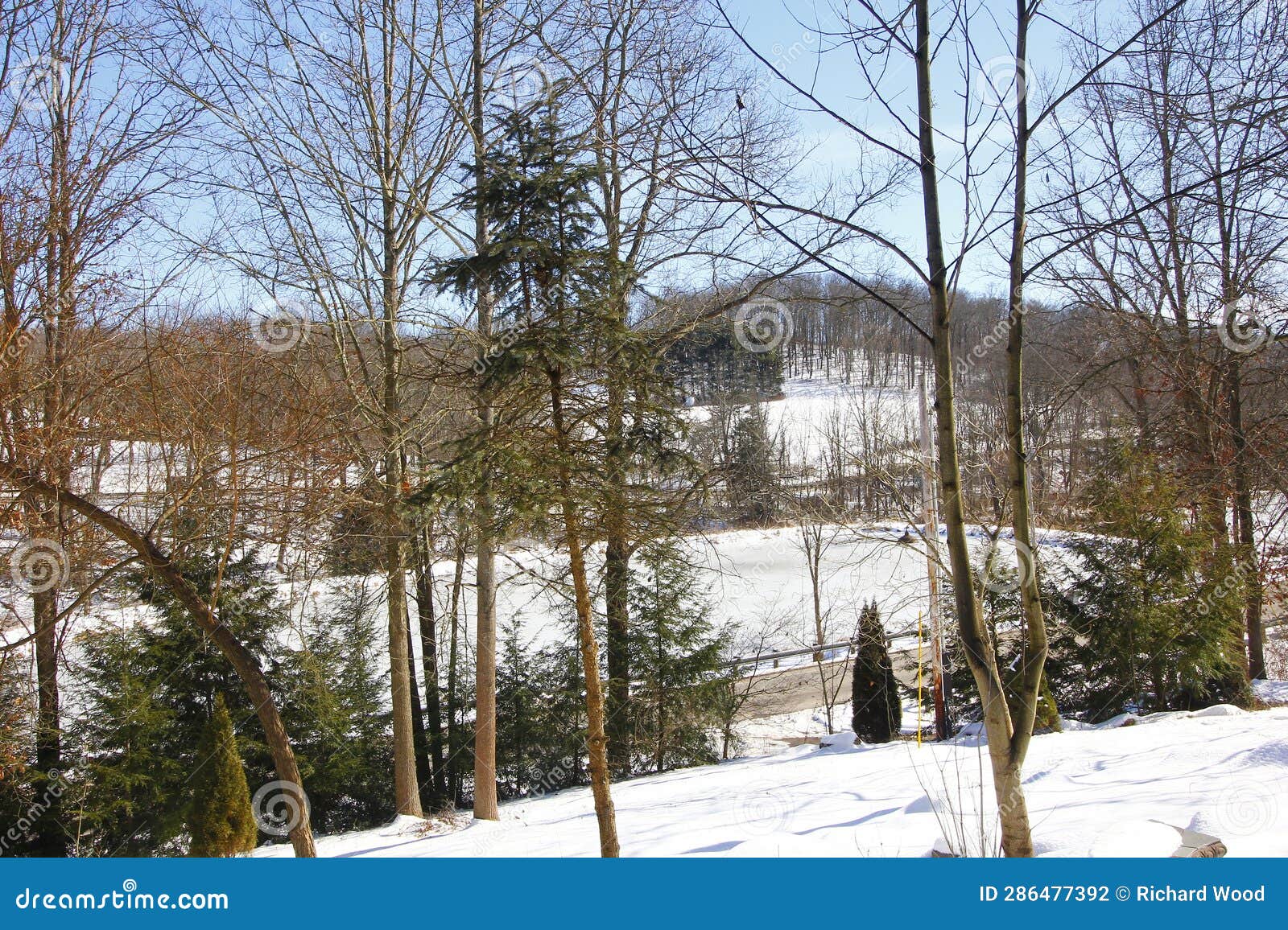 Amish Country in Ohio in Winter Stock Photo - Image of countryside ...
