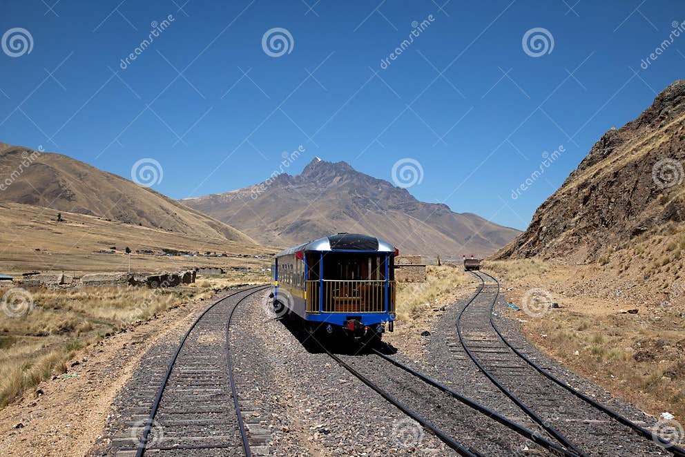Views from the Andean Explorer Train Stock Image - Image of andes, peru ...
