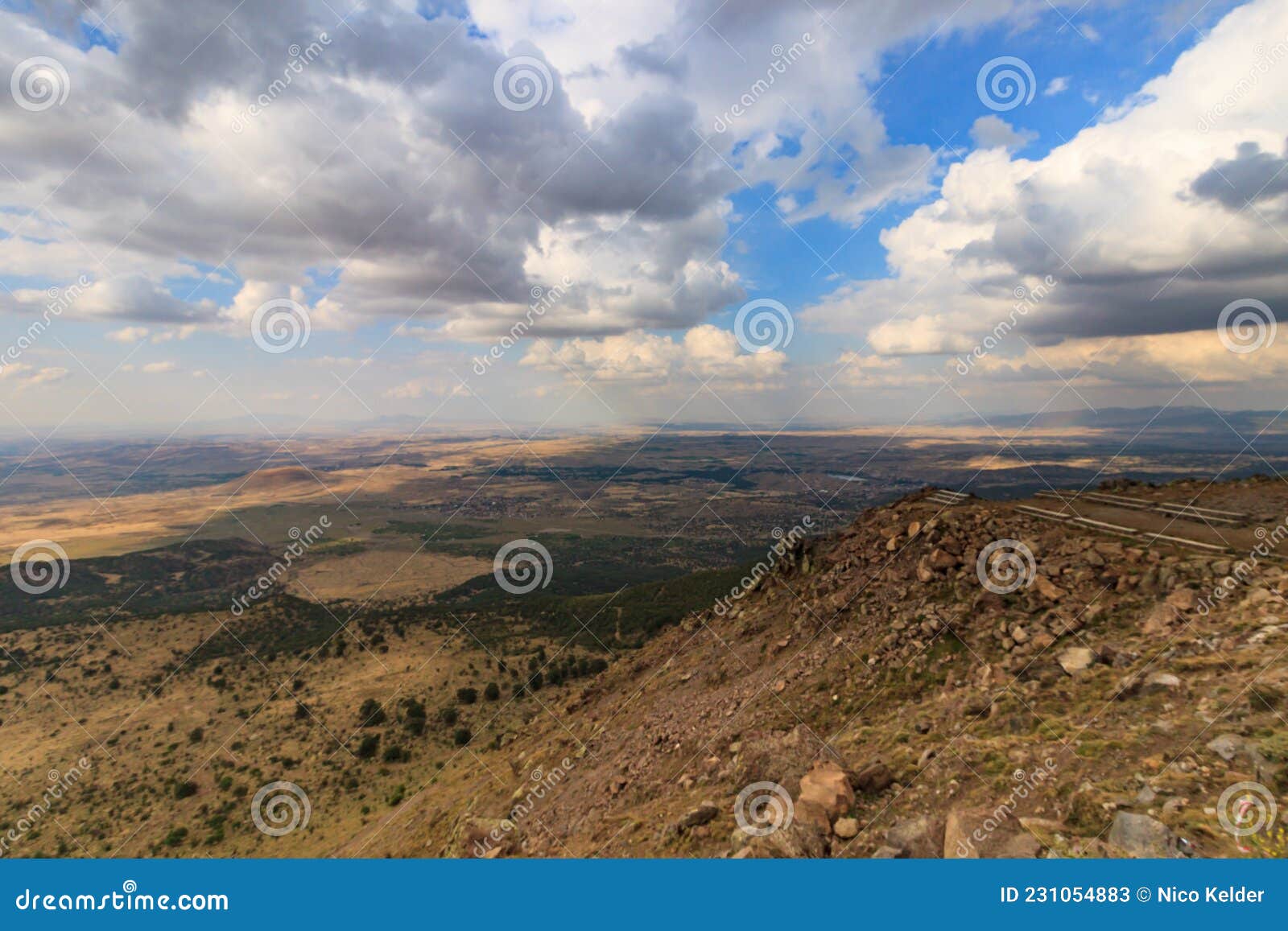 Views As Seeen from Hiking Mount Hasan 3286 M Stock Image - Image of ...
