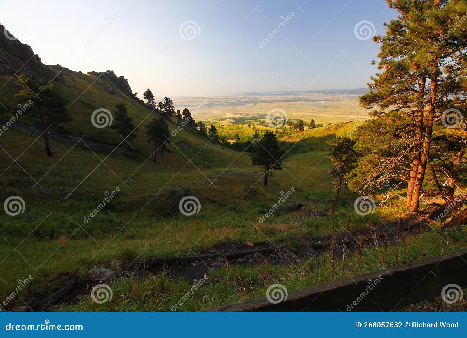 Views at Bear Butte State Park, South Dakota in Summer Stock Photo ...