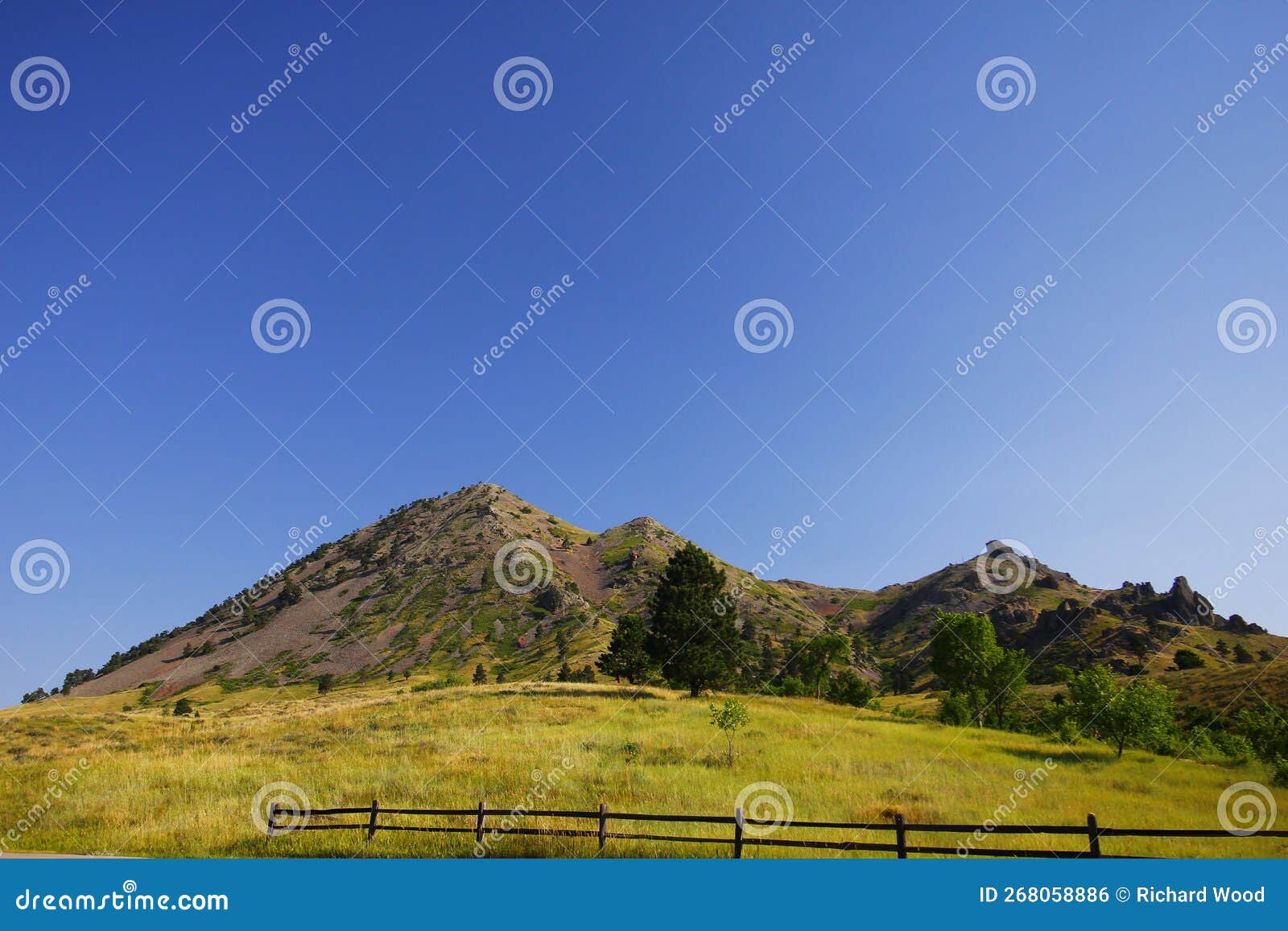 Views at Bear Butte State Park, South Dakota in Summer Stock Photo ...