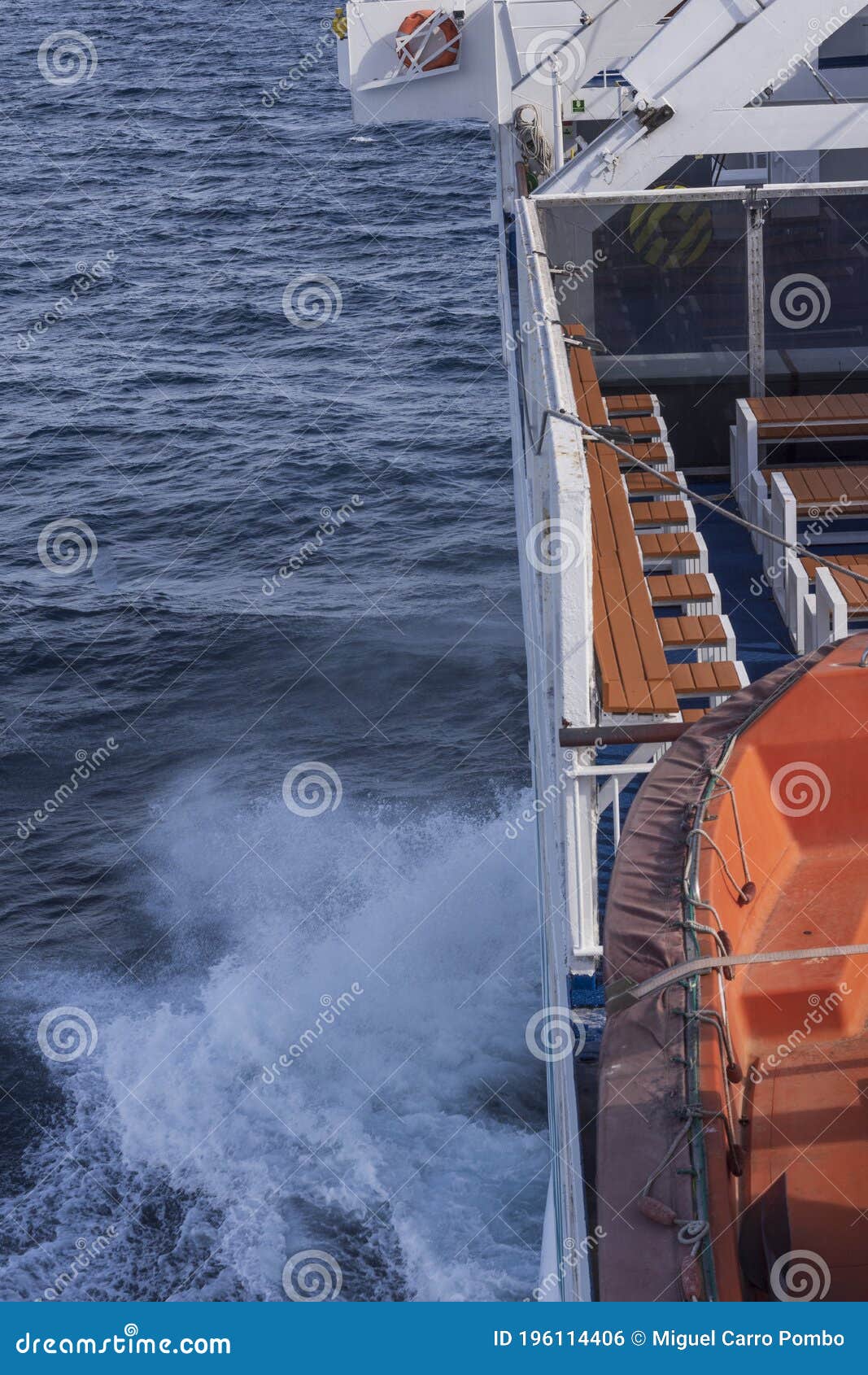Crossing the Strait of Gibraltar by Ferry Stock Photo - Image of beach ...