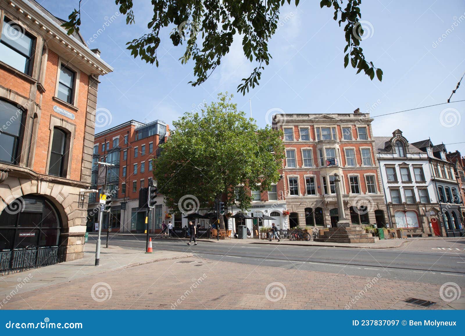 Views of Buildings on Weekday Cross in Nottingham in the UK Editorial ...