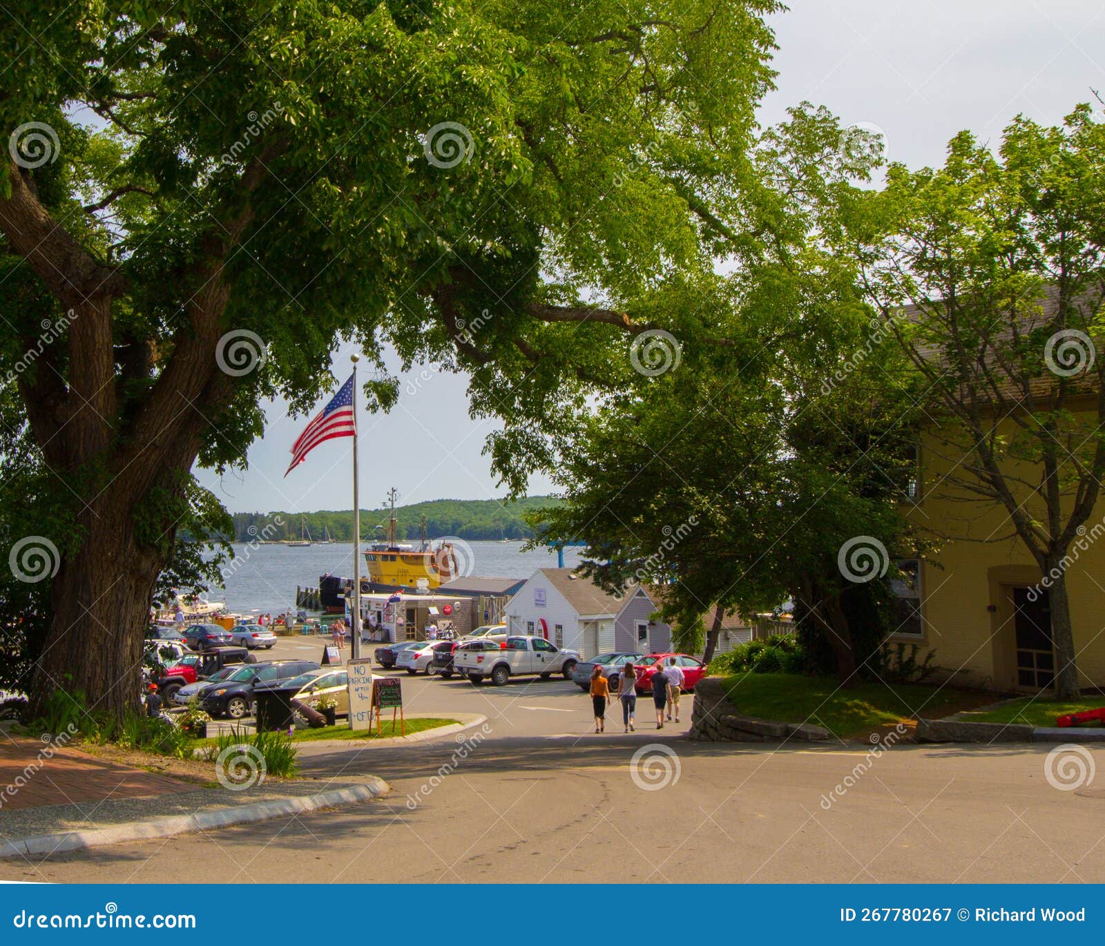 Views at Castine, Maine in Summer Editorial Photography - Image of town ...