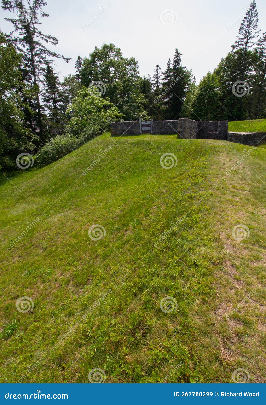 Views at Fort George, Castine, Maine Stock Image - Image of ocean ...