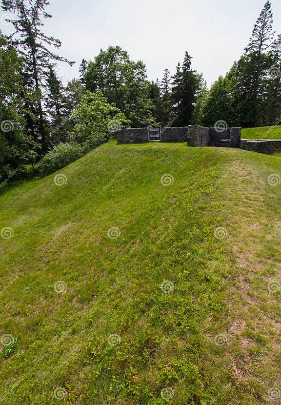 Views at Fort George, Castine, Maine Stock Image - Image of ocean ...