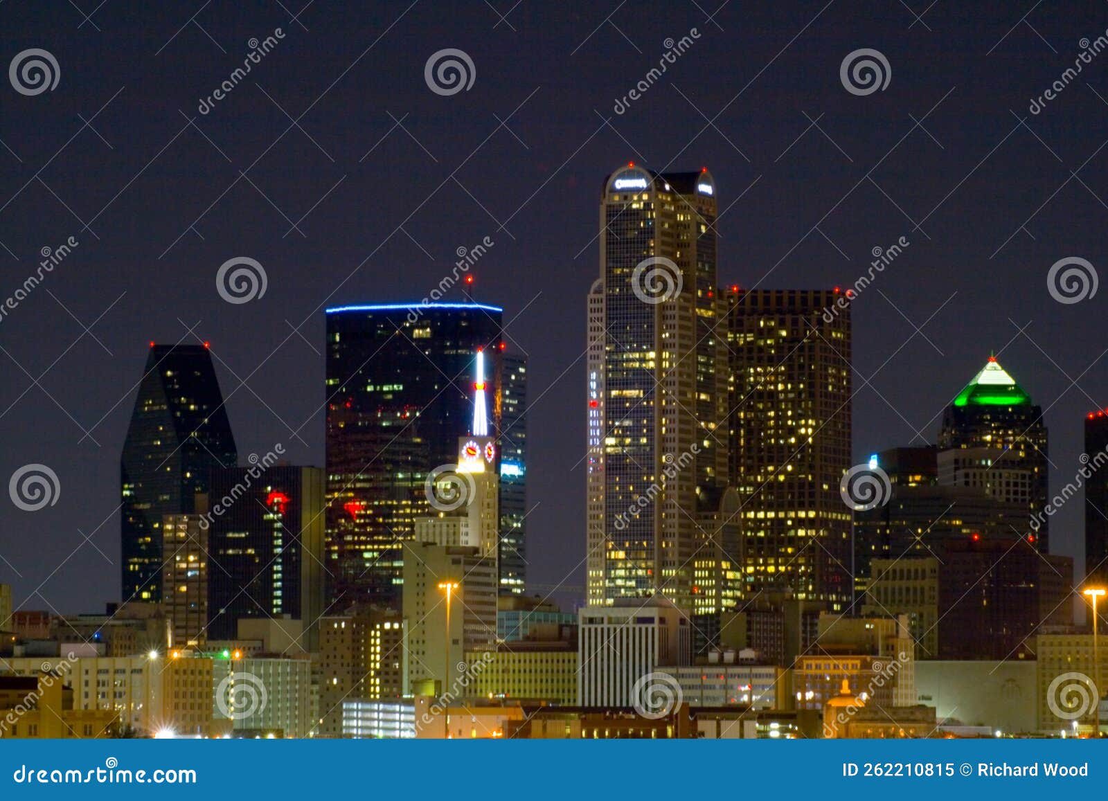 View of the Skyline of Dallas, Texas Stock Image - Image of ...
