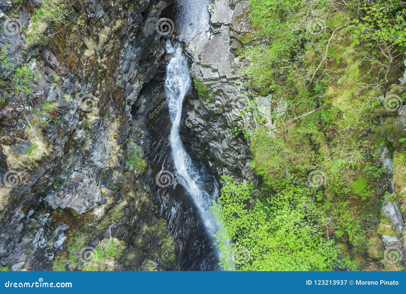 Views of Corrieshalloch Gorge Stock Image - Image of surrounding ...