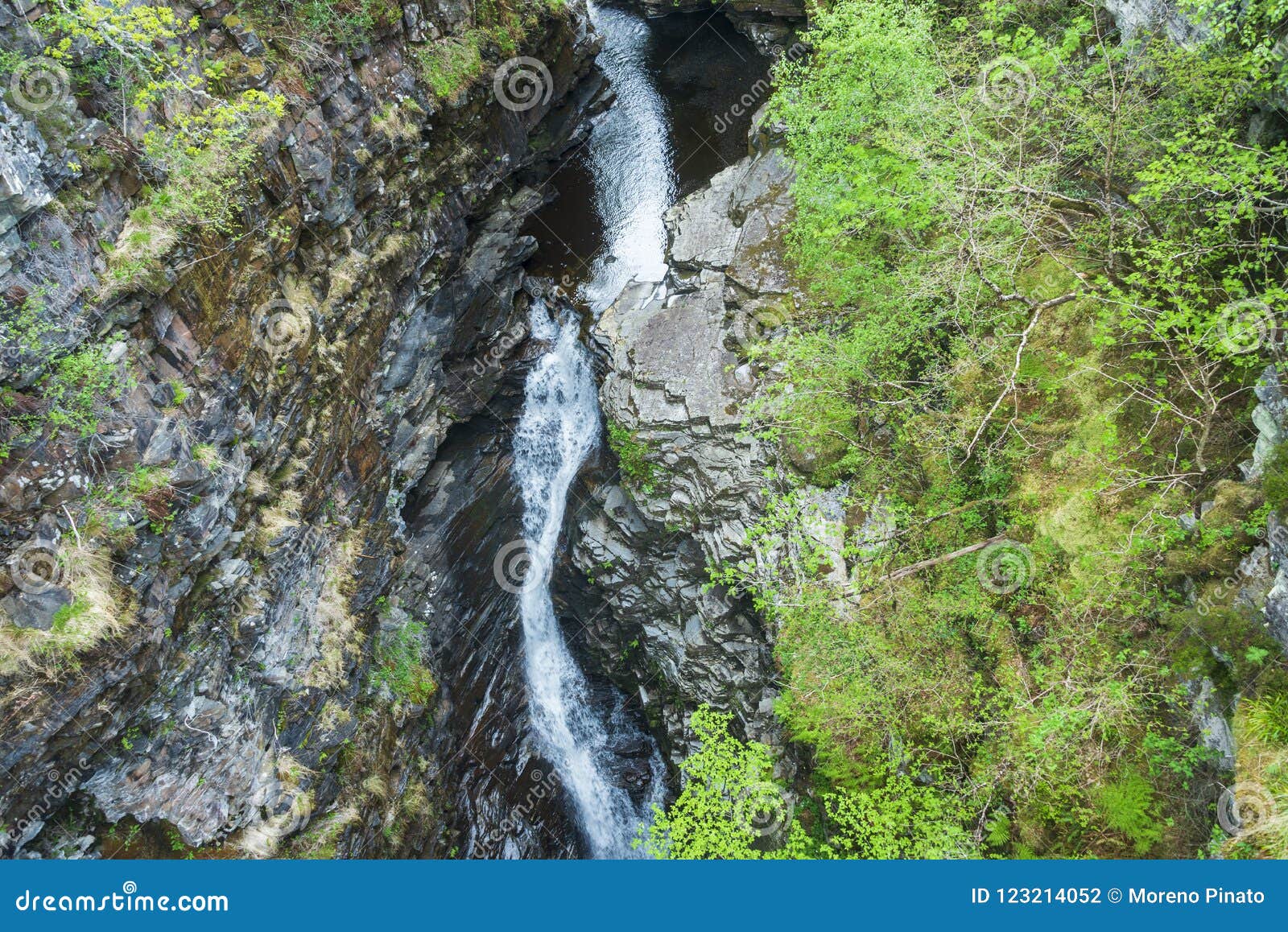 Views of Corrieshalloch Gorge Stock Photo - Image of highlands ...