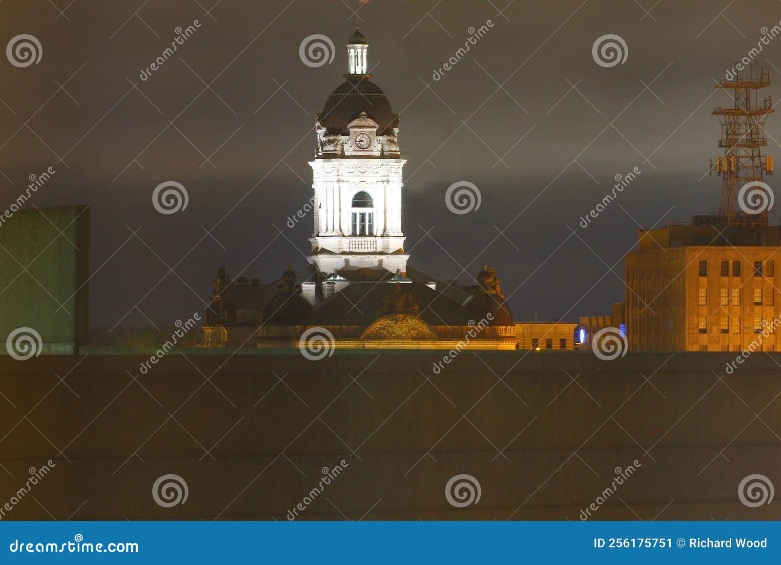 Old Vanderburgh County Courthouse, Evansville, Indiana Stock Image ...