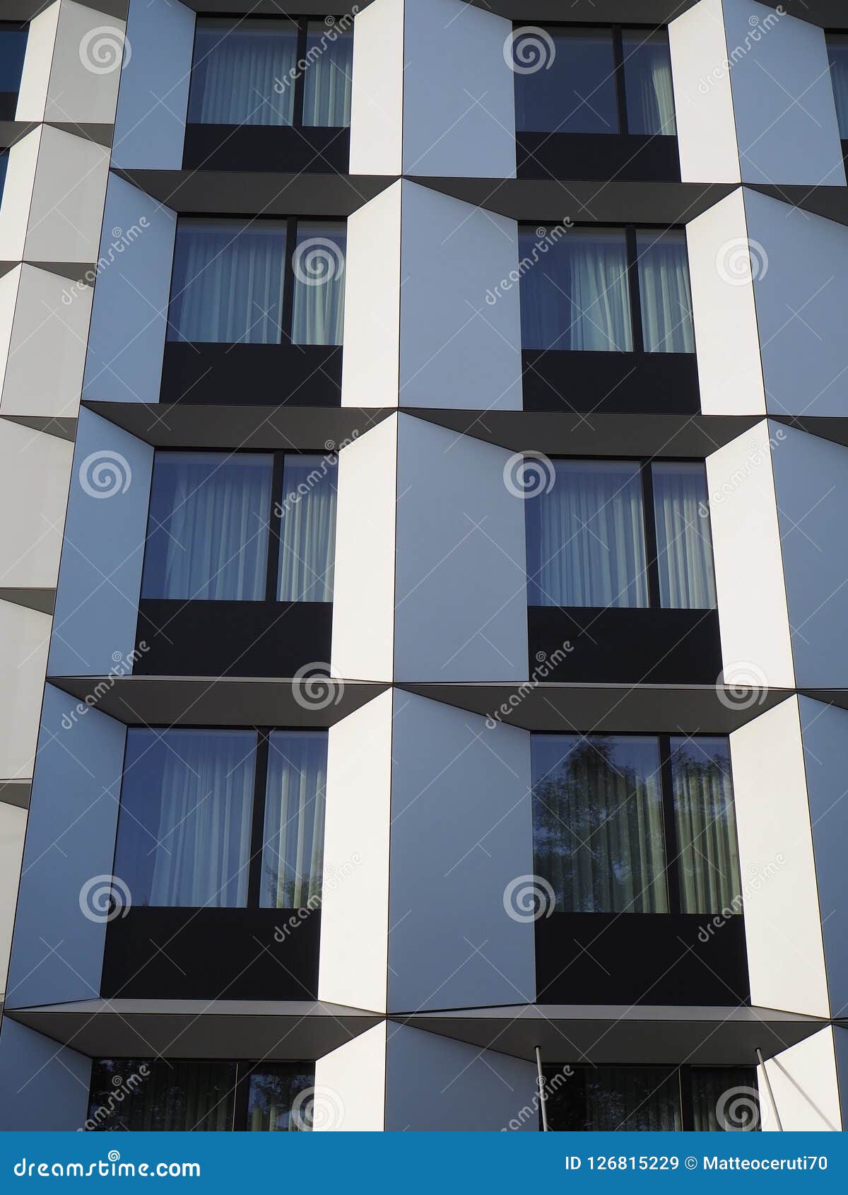 Views of Facade of a Modern Hotel Editorial Stock Image - Image of ...