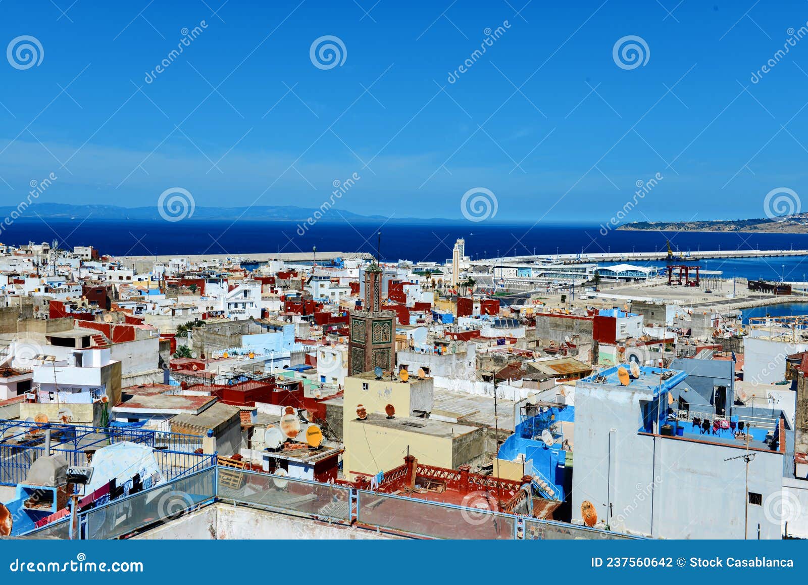 Views of the Medina of the Moroccan City of Tangier Editorial ...