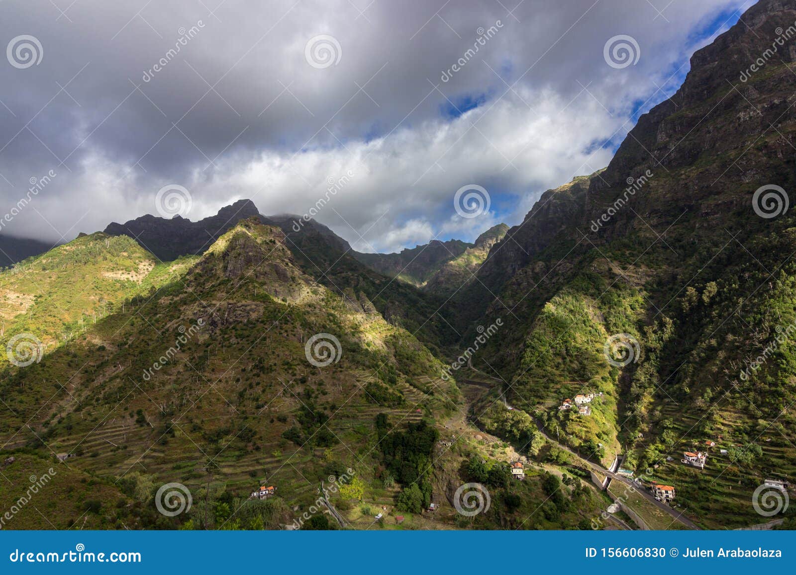 Views from Miradouro Da Encumeada in Madeira Portugal Stock Photo ...