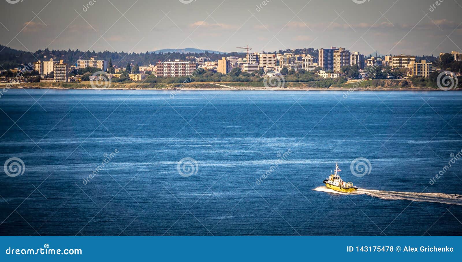 Views from Ogden Point Cruise Ship Terminal in Victoria BC.Canada Stock ...