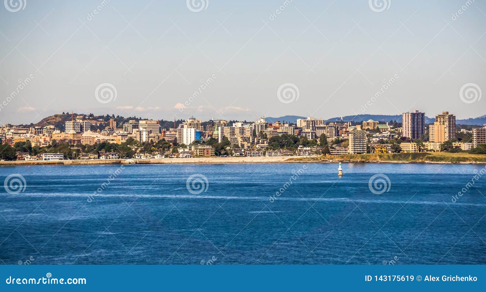 Views from Ogden Point Cruise Ship Terminal in Victoria BC.Canada Stock ...