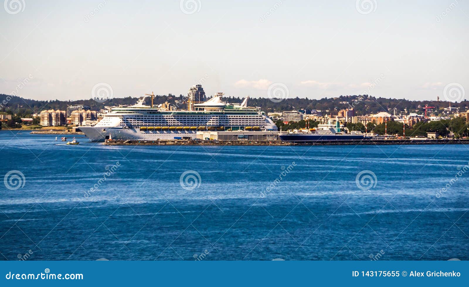 Views from Ogden Point Cruise Ship Terminal in Victoria BC.Canada ...