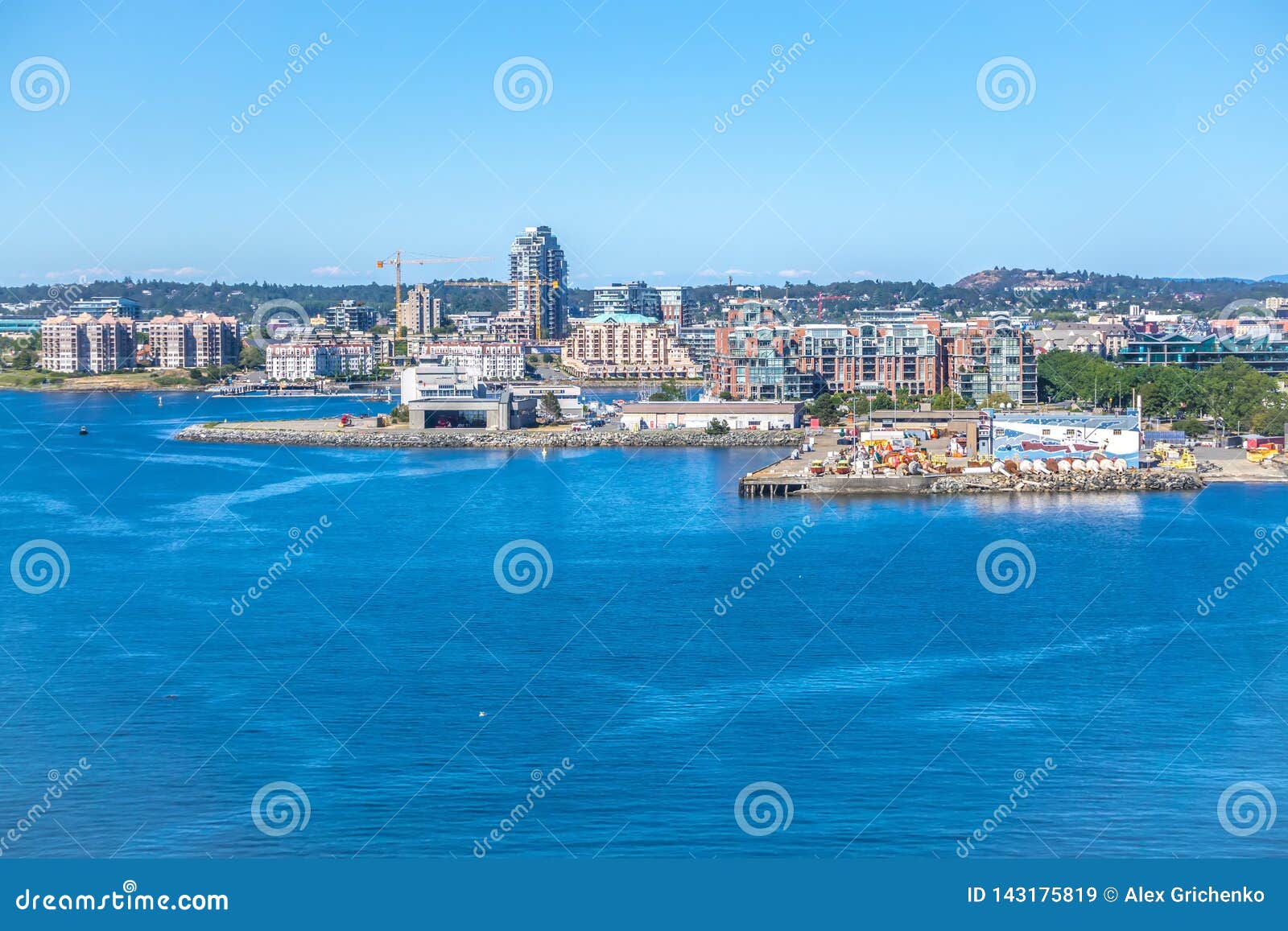 Views from Ogden Point Cruise Ship Terminal in Victoria BC.Canada ...