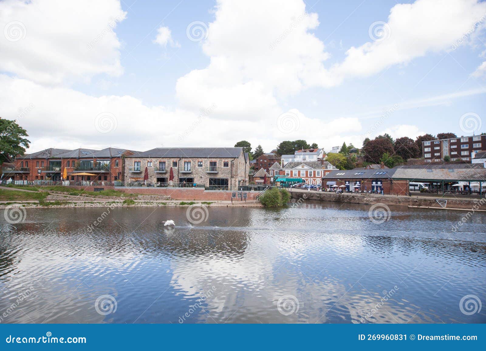 Views of the Quay by the River Exe in Exeter, Devon in the UK Editorial ...