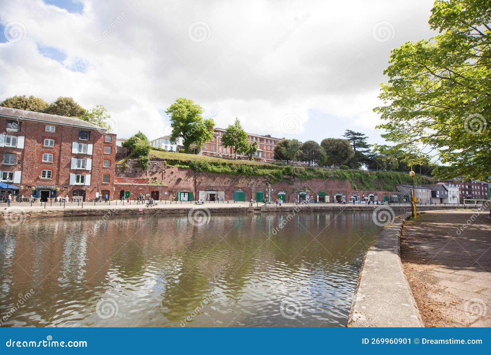 Views of the Quay by the River Exe in Exeter, Devon in the UK Editorial ...