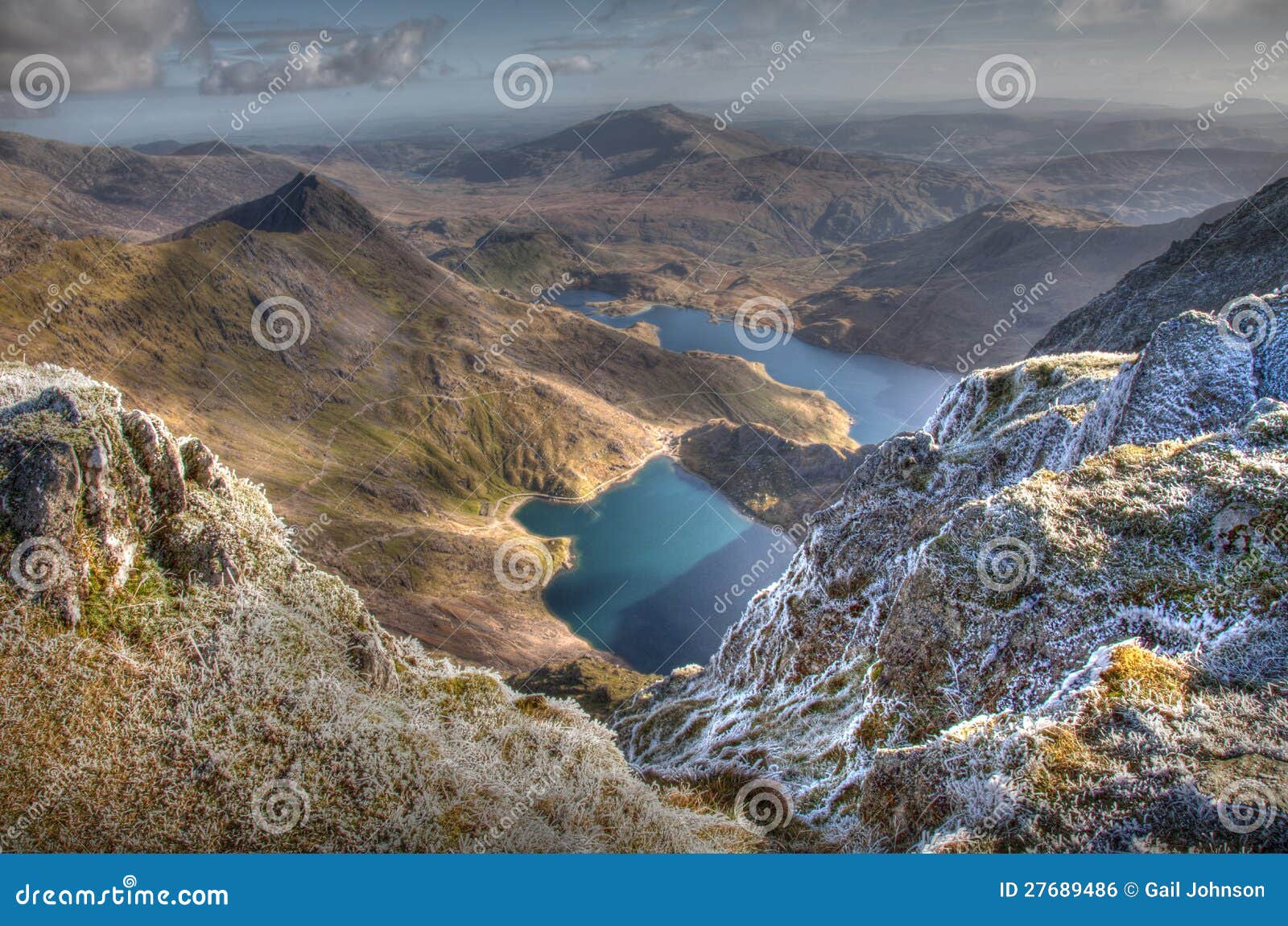 Views from Snowdon stock photo. Image of landscape, park - 27689486