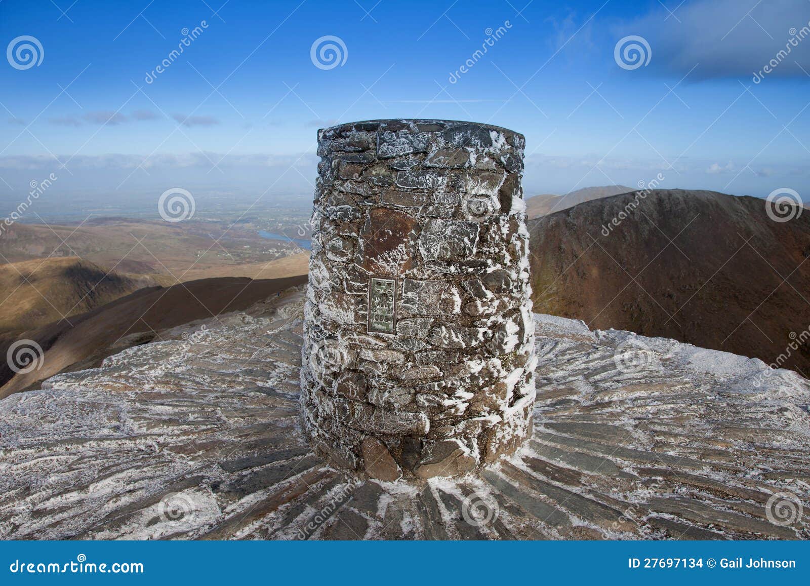 Views from Snowdon Summit stock photo. Image of snowdon - 27697134