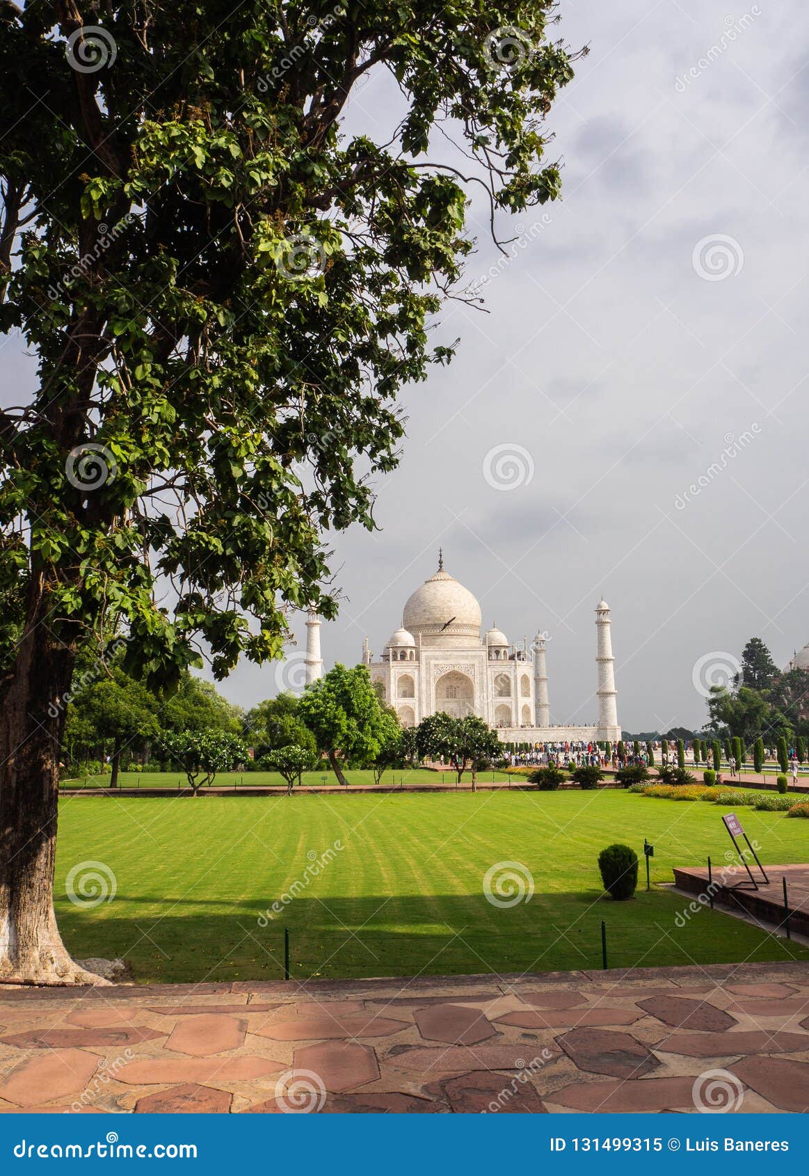 Views of the Taj Majal stock image. Image of famous - 131499315