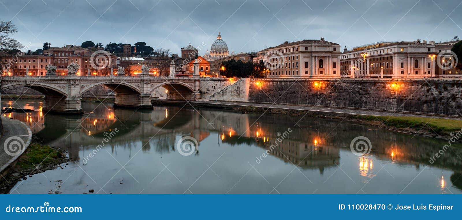 Views from the Tiber river stock photo. Image of traveling - 110028470