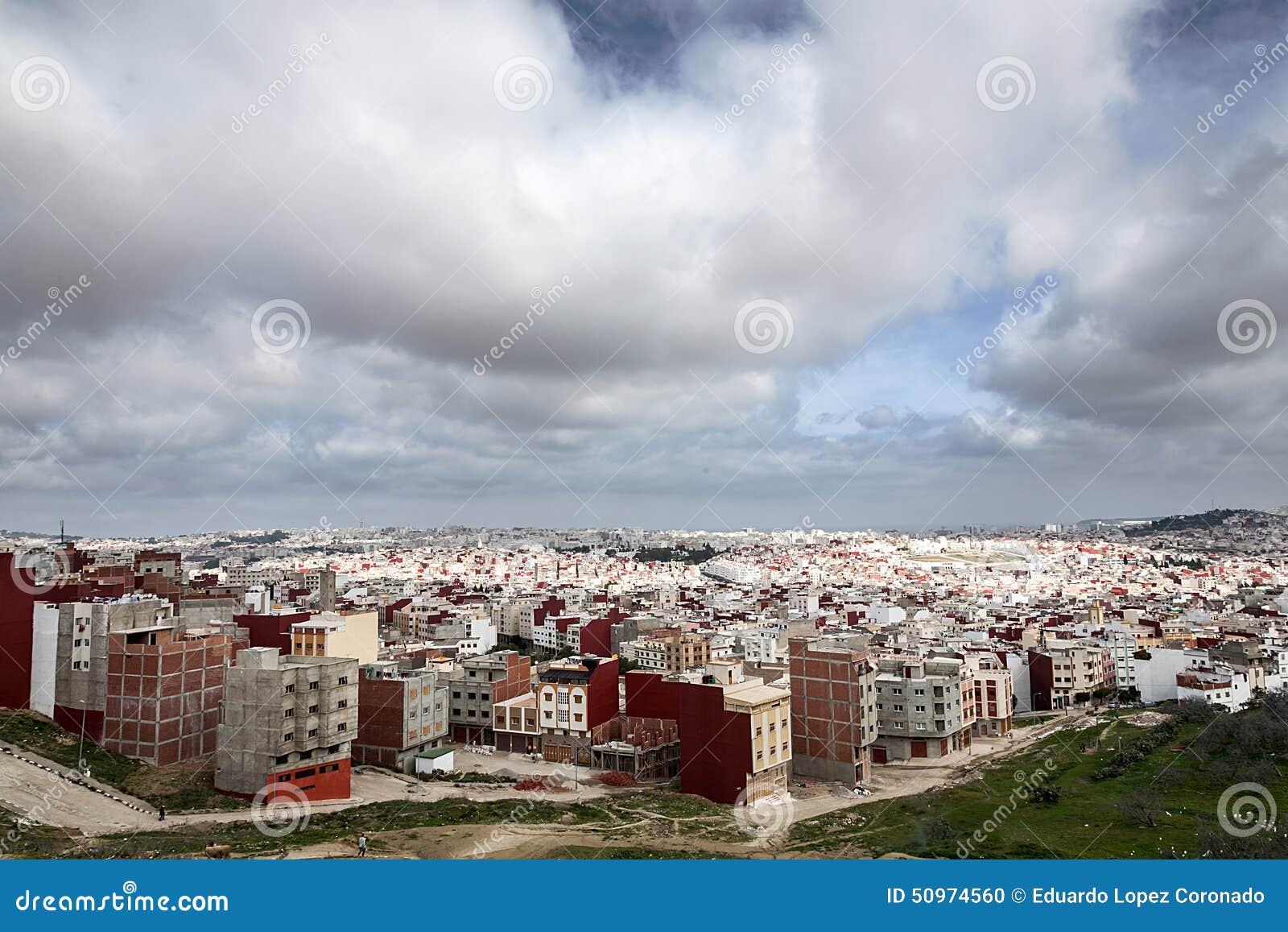 Views from the Top Tanger City Stock Photo - Image of cityscape, maroc ...