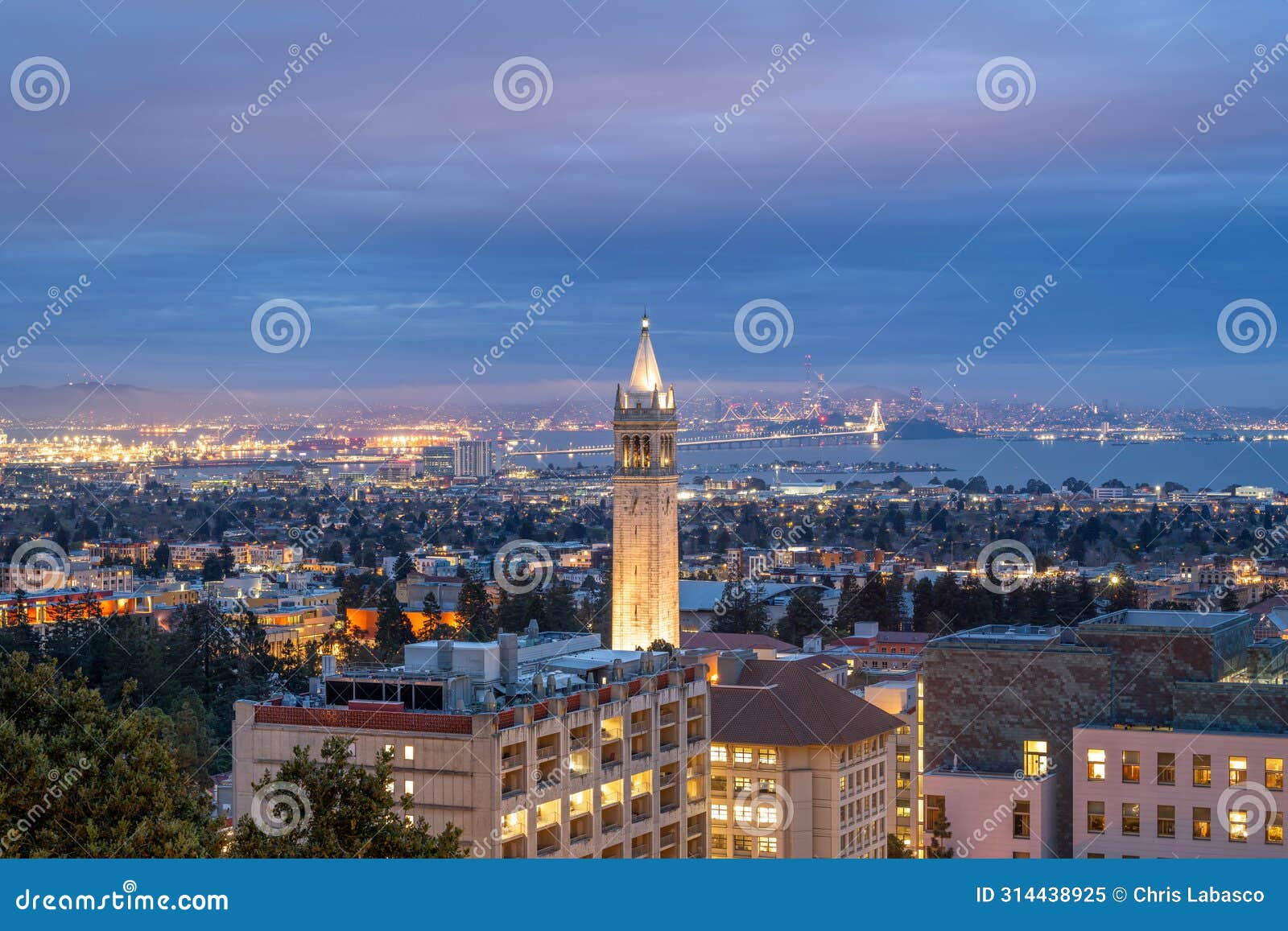 Views from the University of California at Berkeley Stock Image - Image ...
