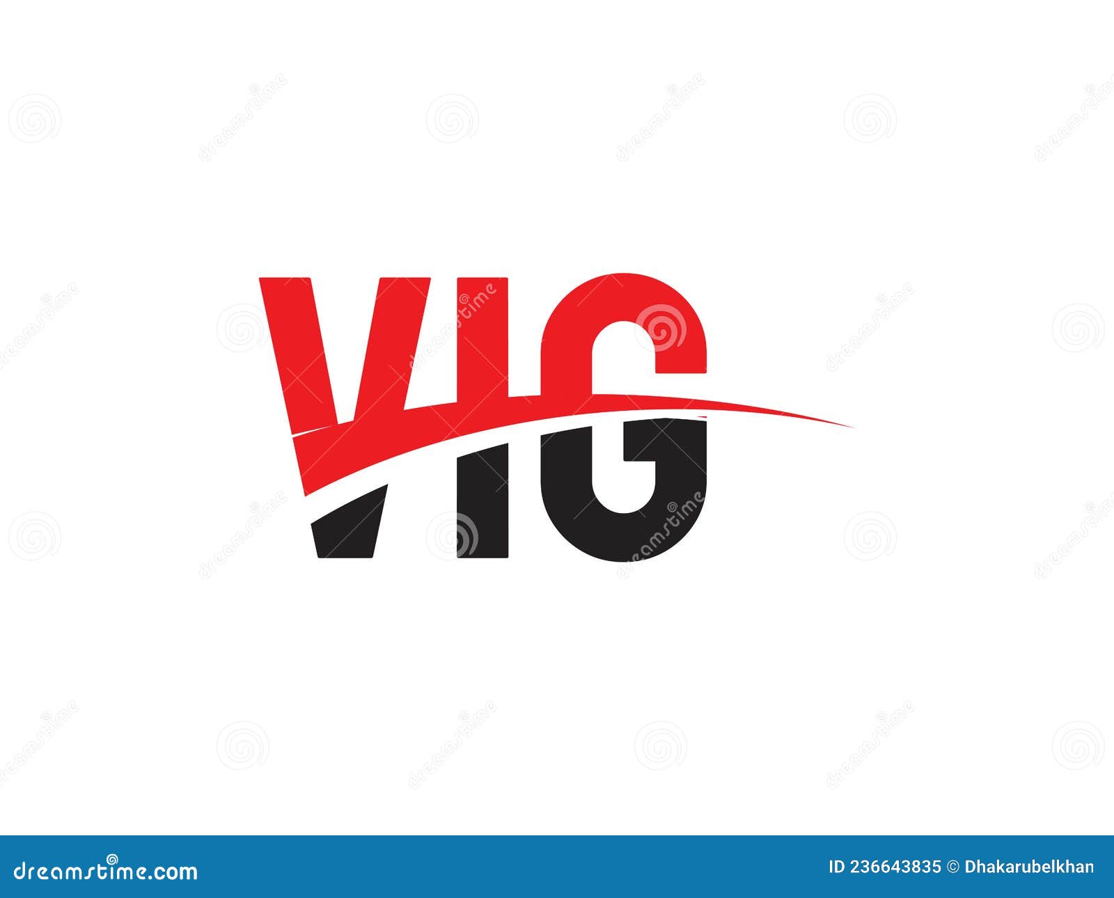 VIG Letter Initial Logo Design Vector Illustration Stock Vector ...
