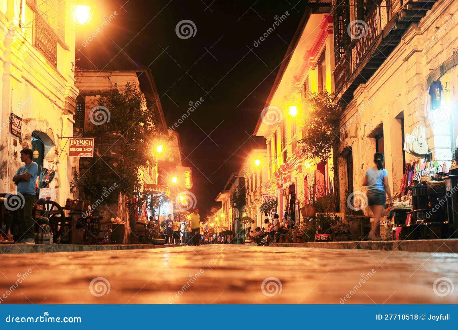 Vigan city editorial stock photo. Image of exterior, philippines - 27710518