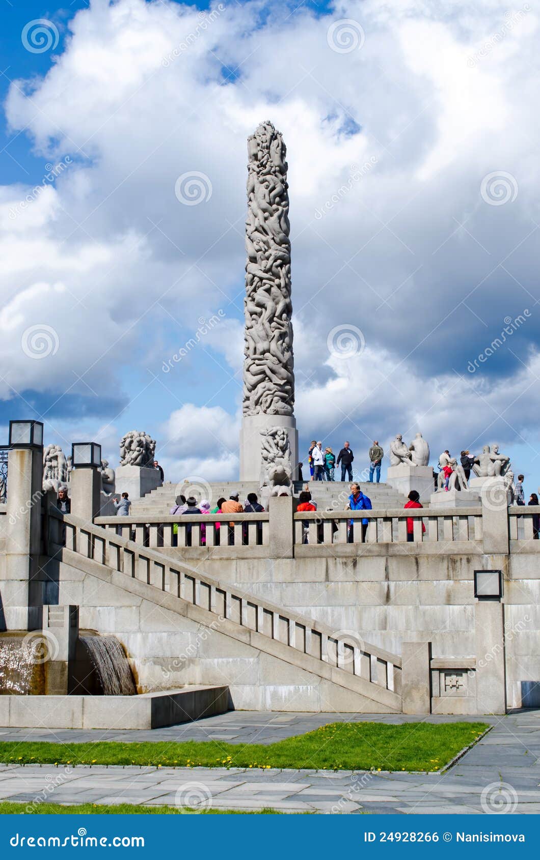 Vigeland park editorial photo. Image of gustav, artwork - 24928266