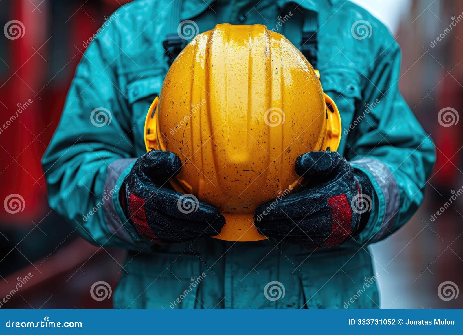 Vigilance and Commitment To Safety at an Active Work Site with a Yel ...