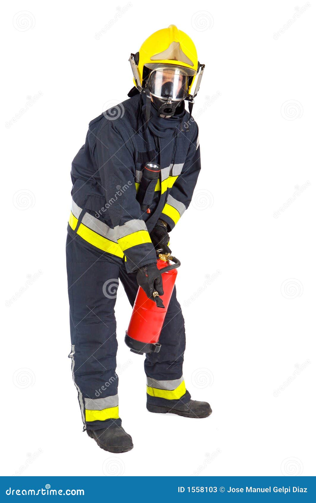 Vigile del fuoco immagine stock. Immagine di solitario - 1558103