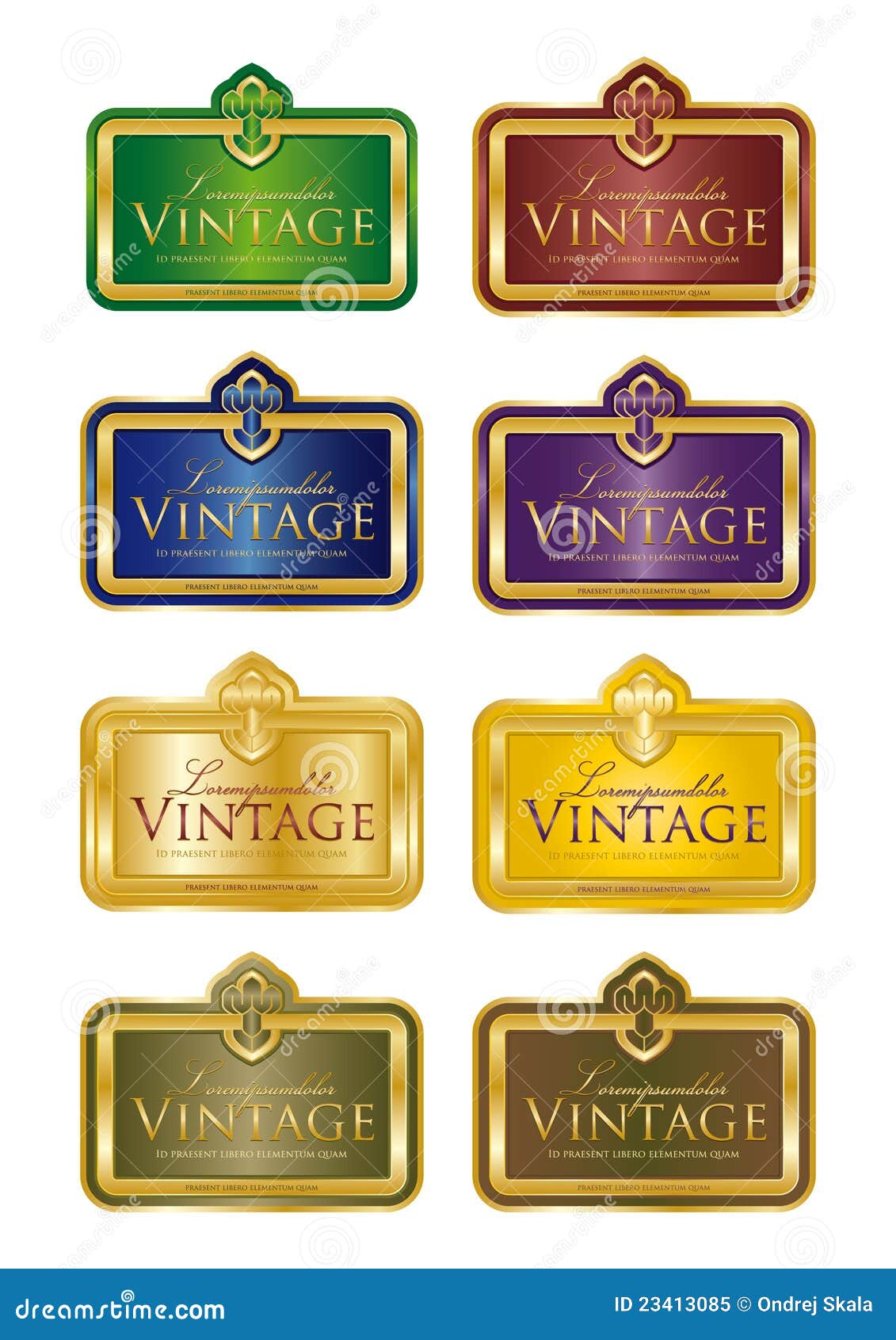 Vignette stock vector. Illustration of graphics, decorative - 23413085