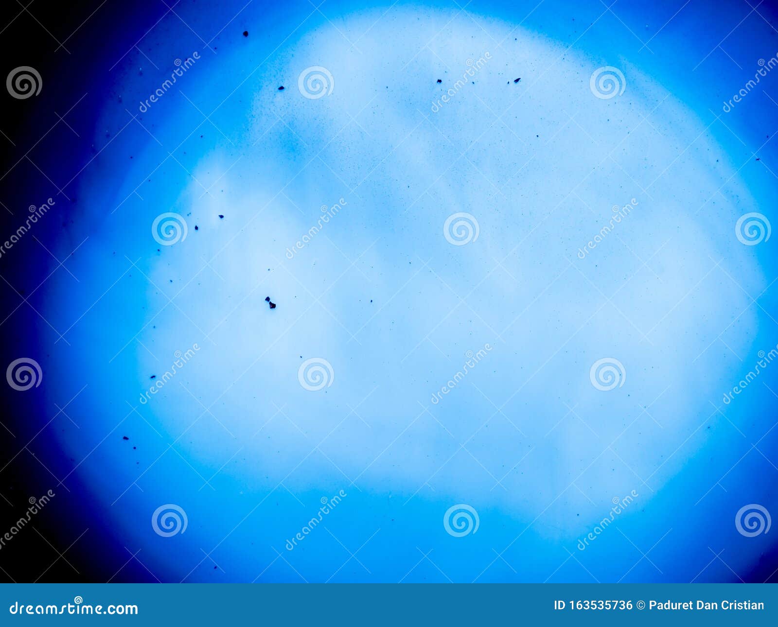 Vignette Overlay with Dramatic Blue Dirty Texture Stock Illustration ...