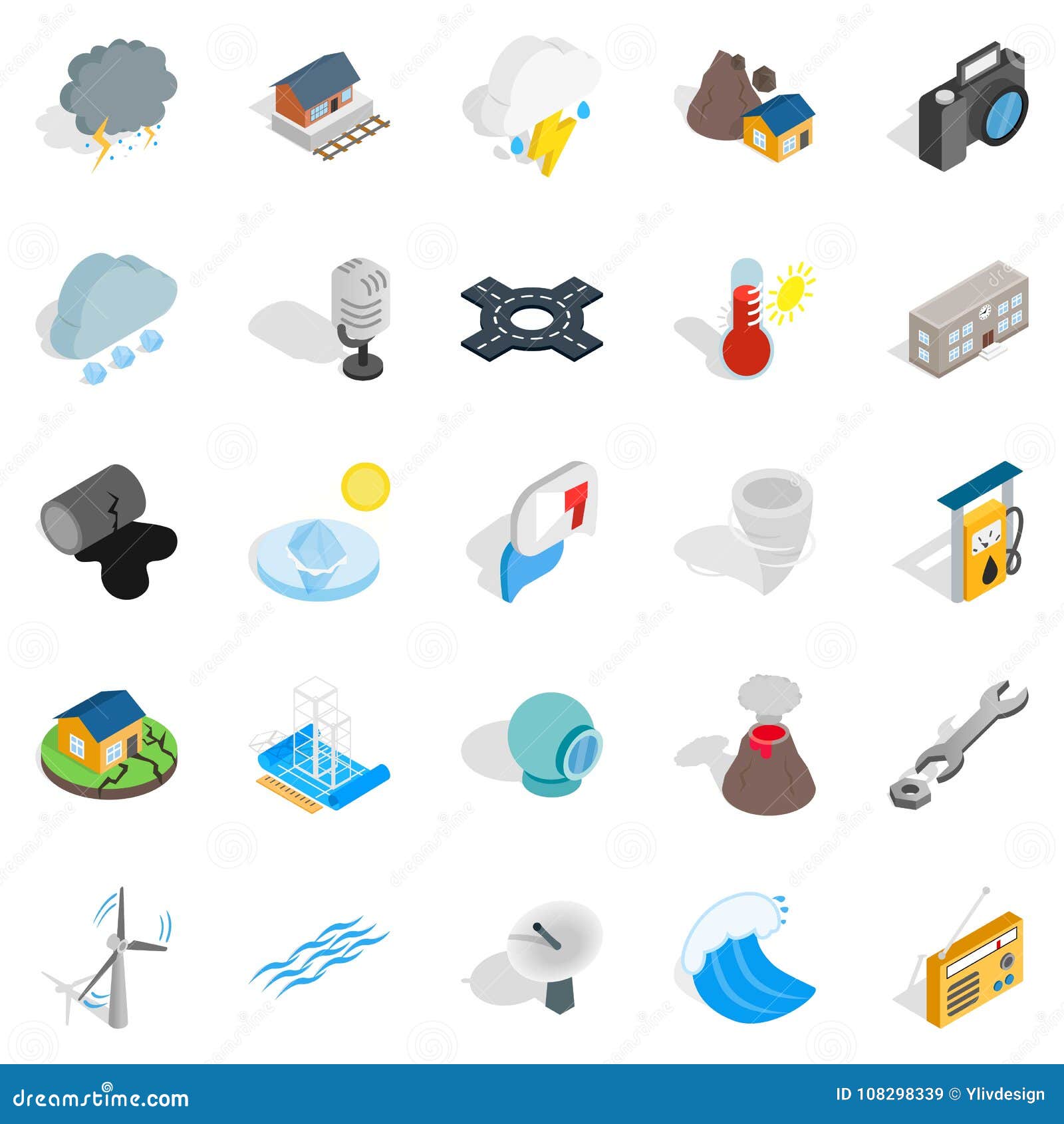 Vigor Icons Set, Isometric Style Stock Vector - Illustration of ...