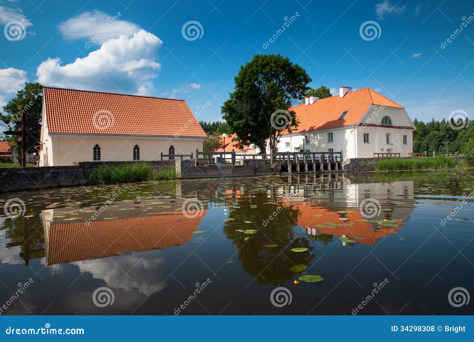 Vihula Manor stock photo. Image of landscape, tourism - 34298308
