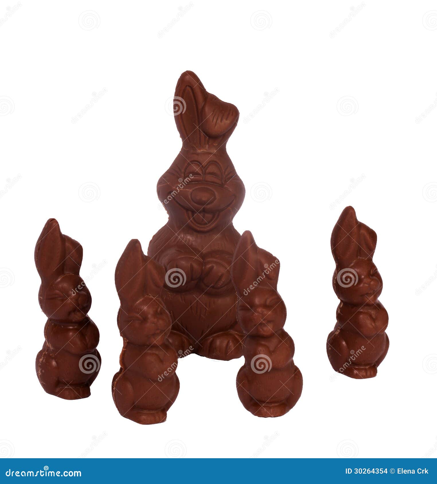 De Konijnen Van De Chocolade Stock Foto - Image of bruin, heerlijk ...