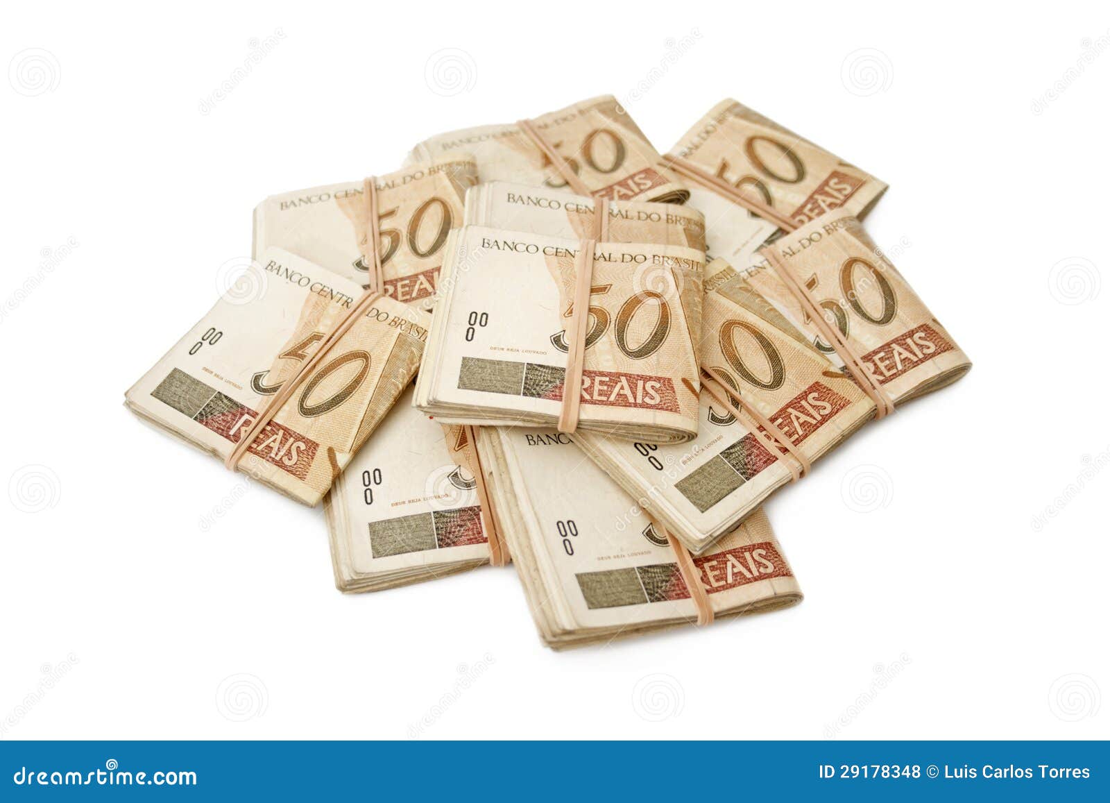 Vijftig Reais - Braziliaans Geld Stock Foto - Image of erfenis, verdien ...