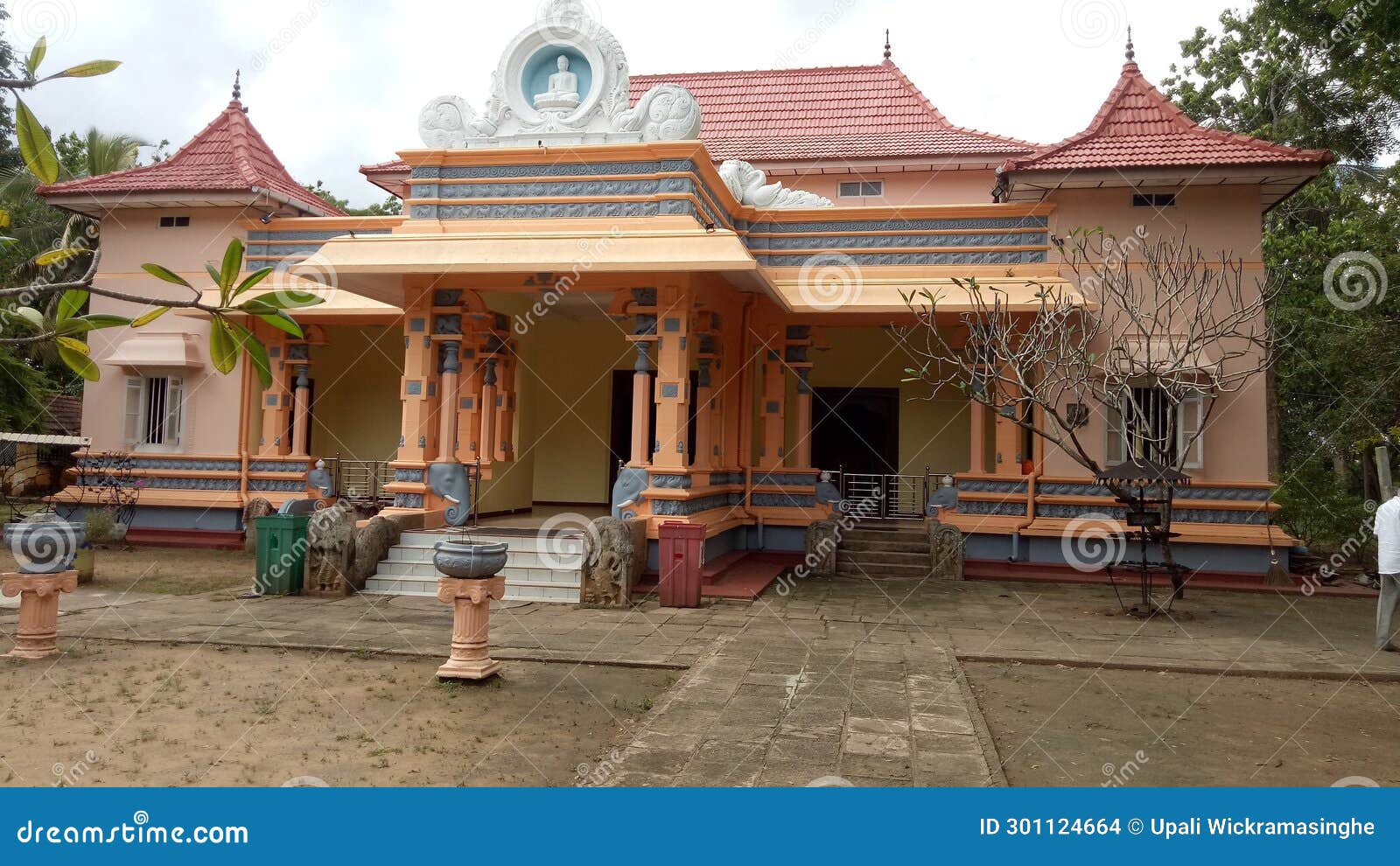 Vijithapura Temple stock photo. Image of buddhist, vijithapura - 301124664