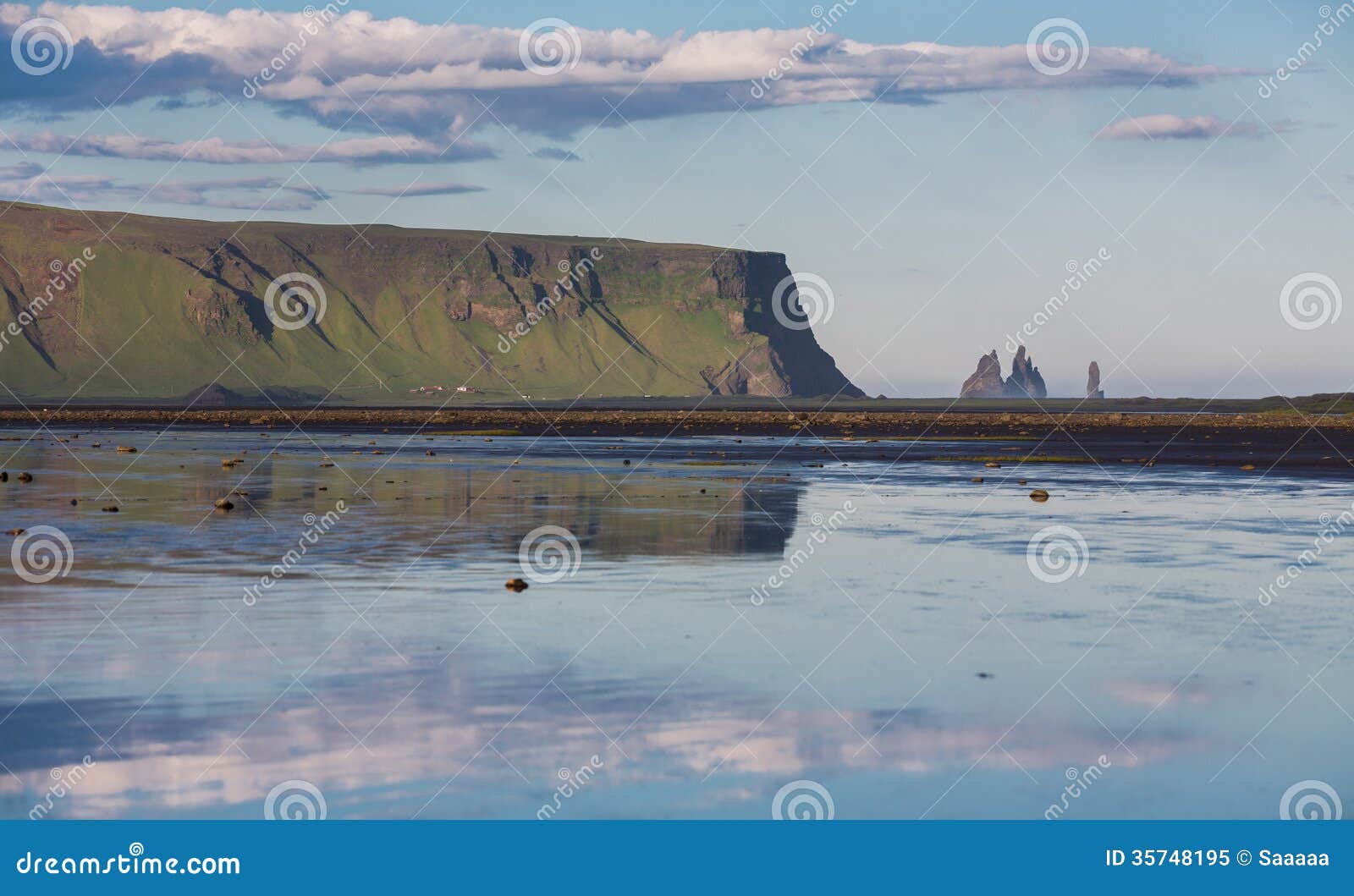 Vik rocks in Iceland stock image. Image of tourism, environment - 35748195
