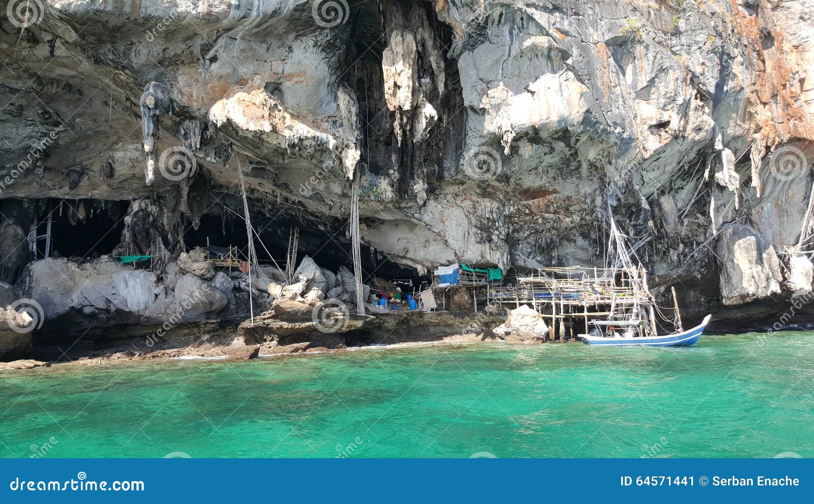 Viking Cave On Maya Island Stock Photography | CartoonDealer.com #185965460
