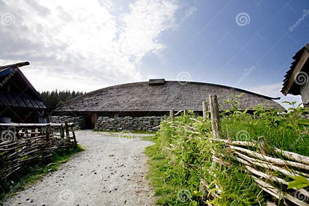 Viking Farm stock image. Image of norwegian, home, norway - 5226097