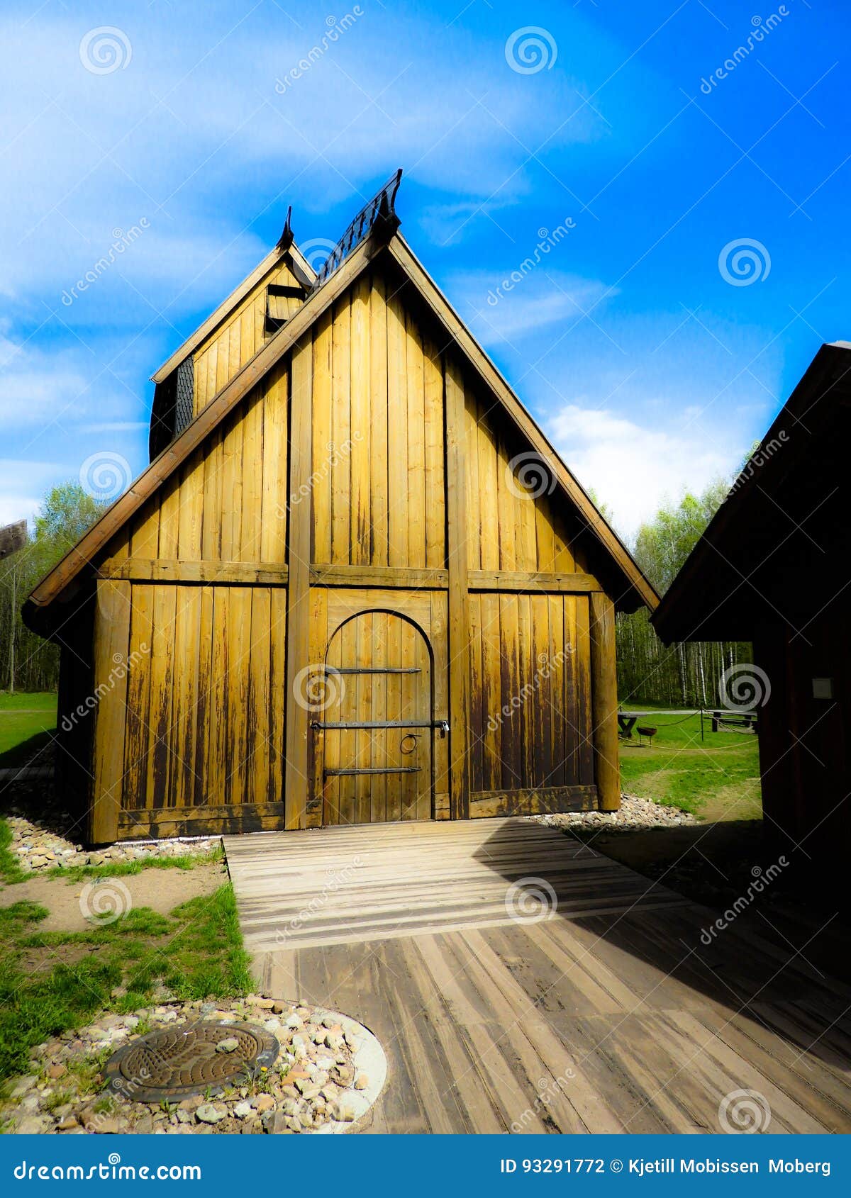 Viking hall stock photo. Image of hall, norway, happenings - 93291772